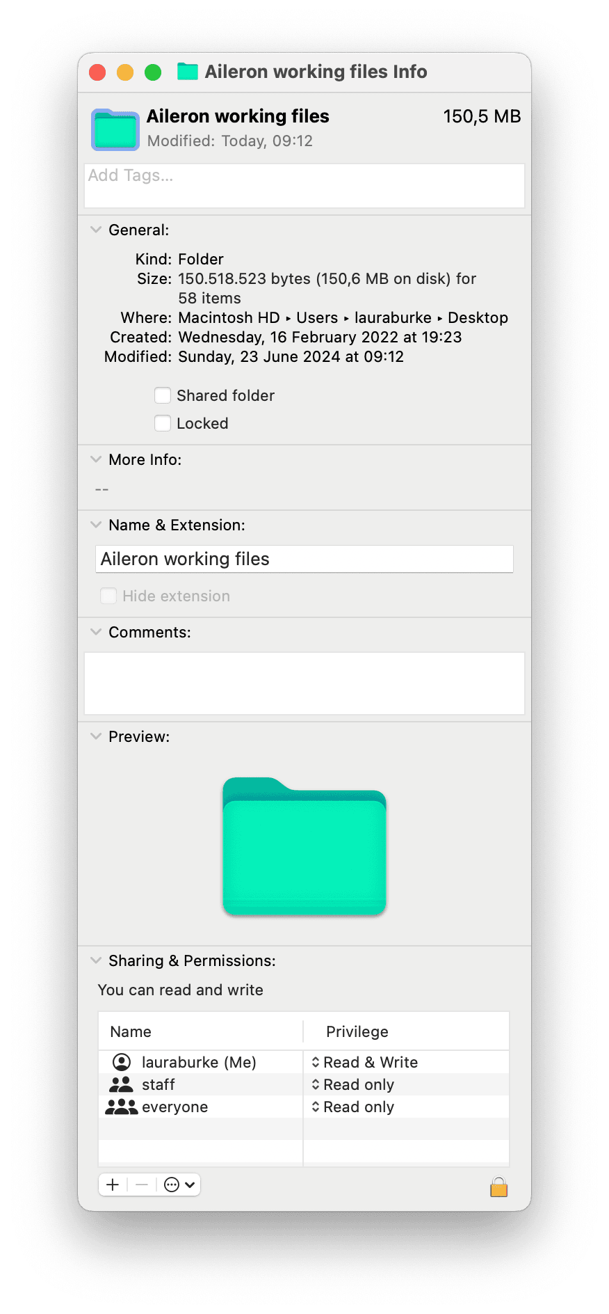 How to change color of folder on Mac step by step